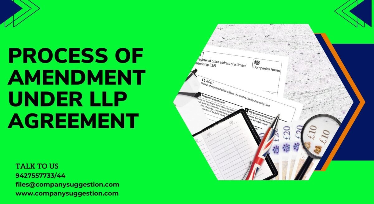 Process of Amendment under LLP Agreement | Company Suggestion